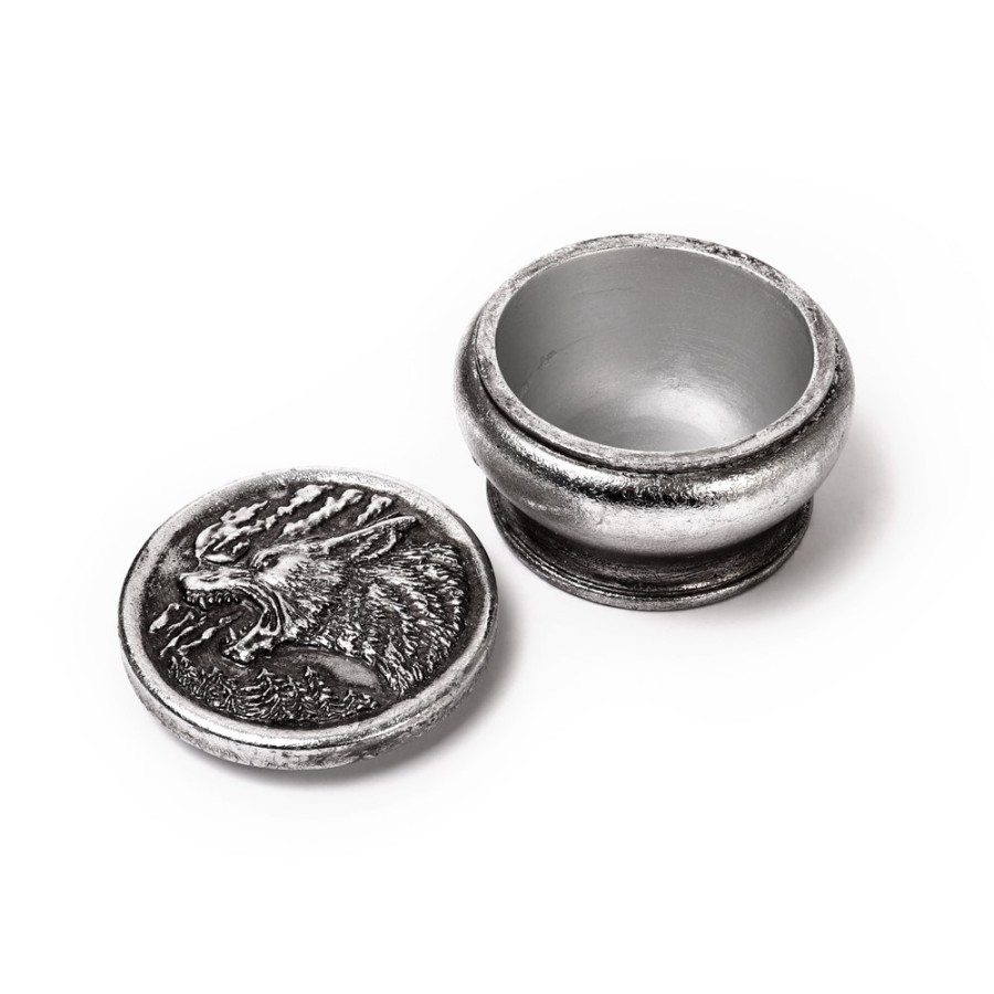 Hour of the Wolf Box - Antique Silver (V103) ~ Caskets & Boxes ...