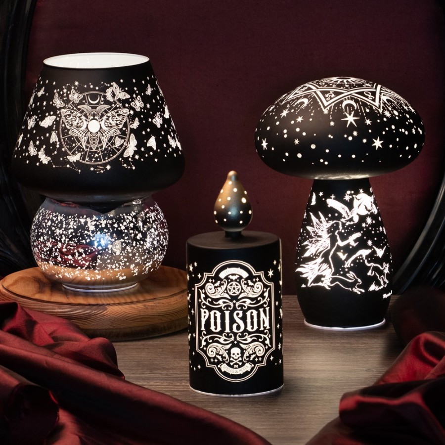 Large Luna Moth Lamp - LED Light (LED7) ~ LED Lighting | Alchemy England